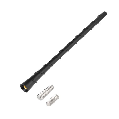 Heavy Duty Short Car Antenna FM/DAB/AM 75ohm 23cm Black Universal ...