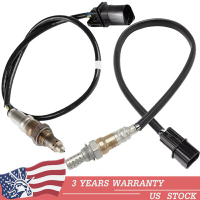 2PCS Oxygen O2 Sensor Up+Down For 2017-2019 Kia Soul Hyundai Elantra ...
