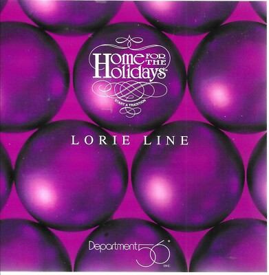 Lorie Line : Home for the Holidays Start a Tradition [CD, Dept 56] | eBay