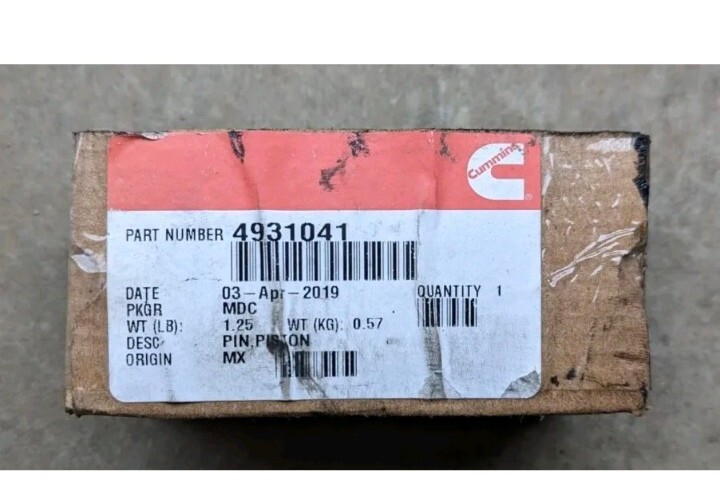 Genuine Cummins Piston Pin # 4931041 for sale online | eBay