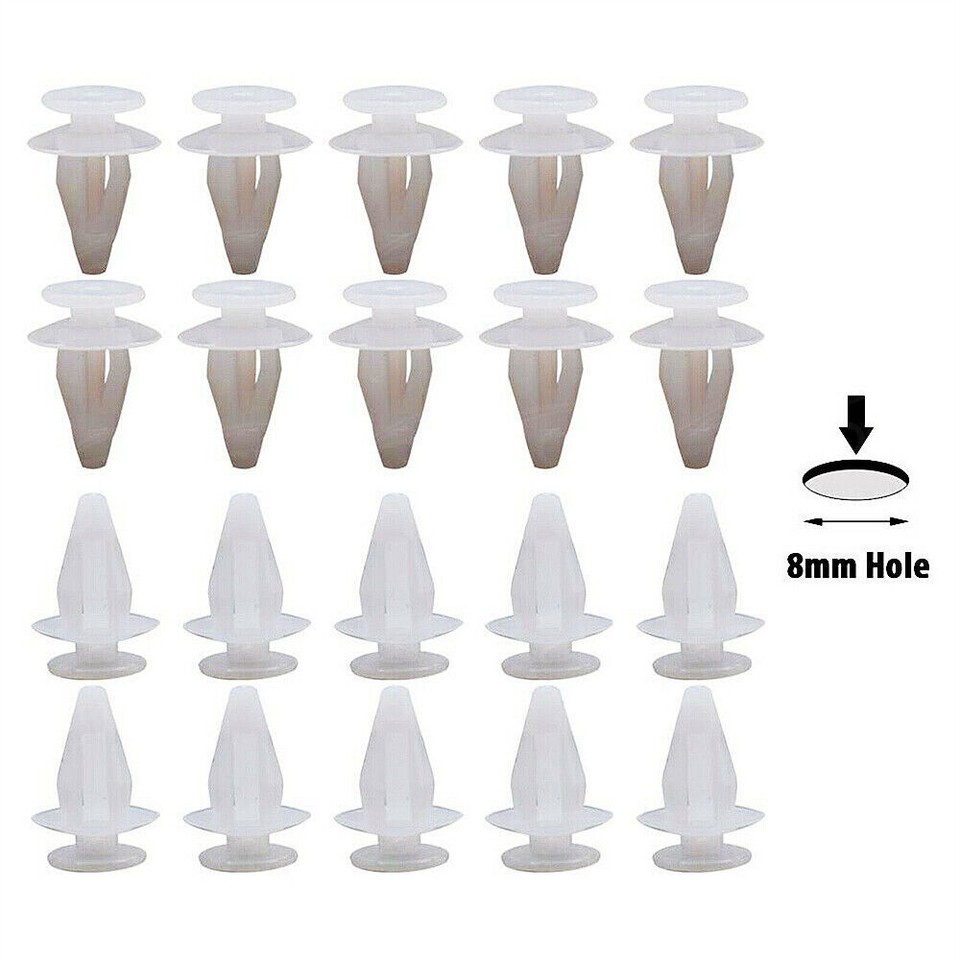 For Toyota RAV4 Engine Hood Fender Bumper Clips Screw Rivets 7 8 9mm ...