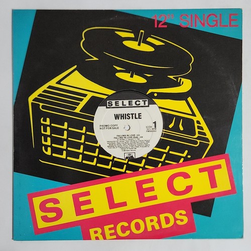 WHISTLE - 'Falling In Love' 12" DJ Vinyl Single Record 1988 PROMO U.S ...
