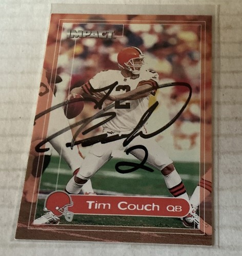 2000 Skybox Impact Football - #90 Tim Couch - Hand Signed Auto | eBay