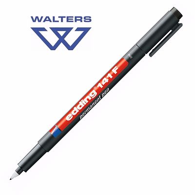 Edding 141F Fine Permanent Pen for Scafftag, Plant Labels, Garden ...