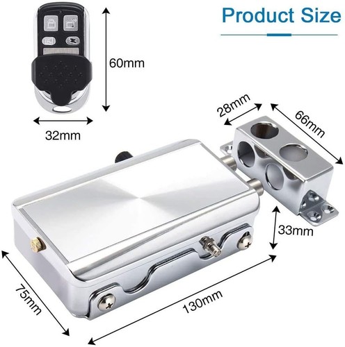 Electronic Deadbolt Door Lock, Smart Wireless Anti-Theft Home Security ...