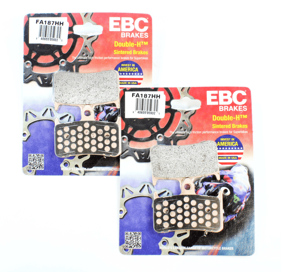 EBC Sintered Brake Pad Set for 2002-2007 Honda 919 CB900F (2 Sets) CB ...