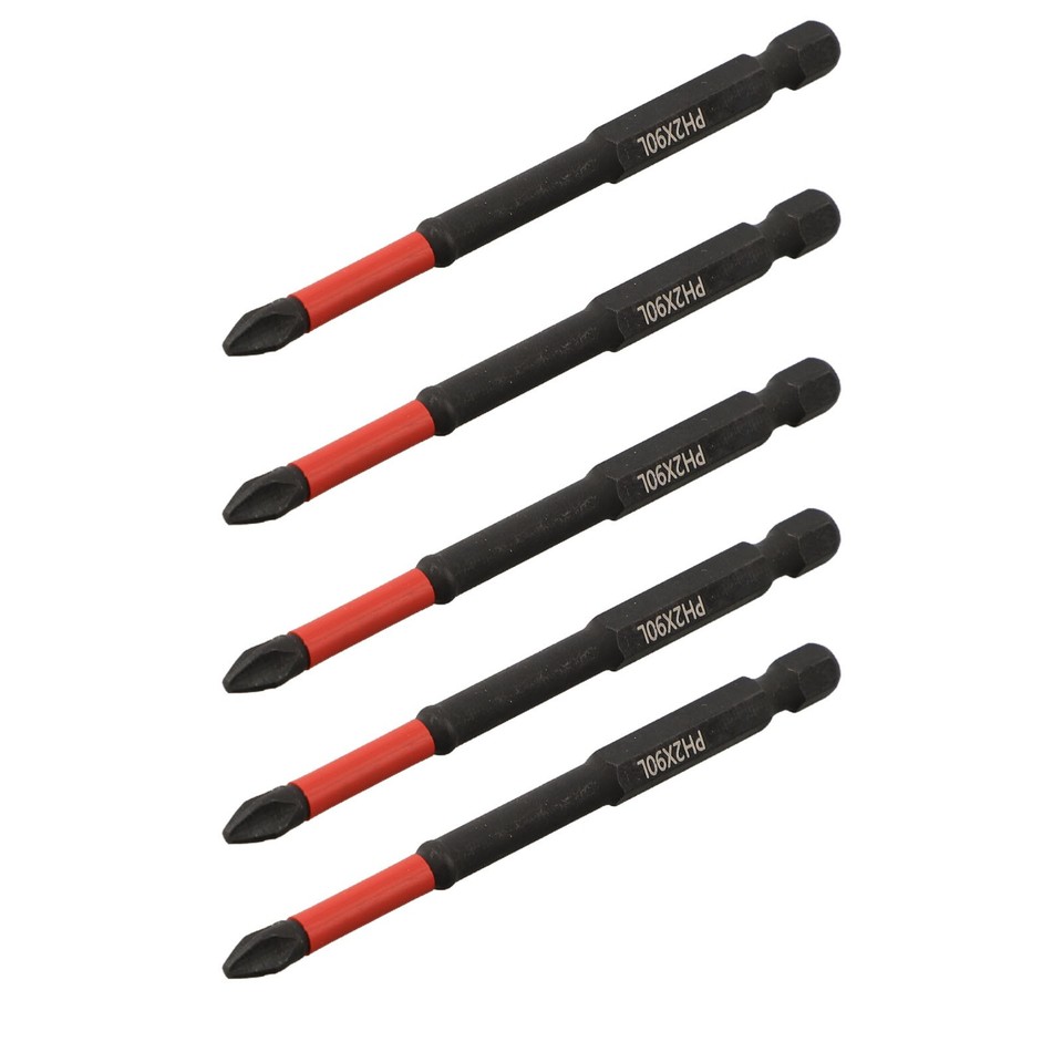 PH2 Magnetic Anti Slip Screwdriver Bit Set 10 Pack for Tight Grip on ...