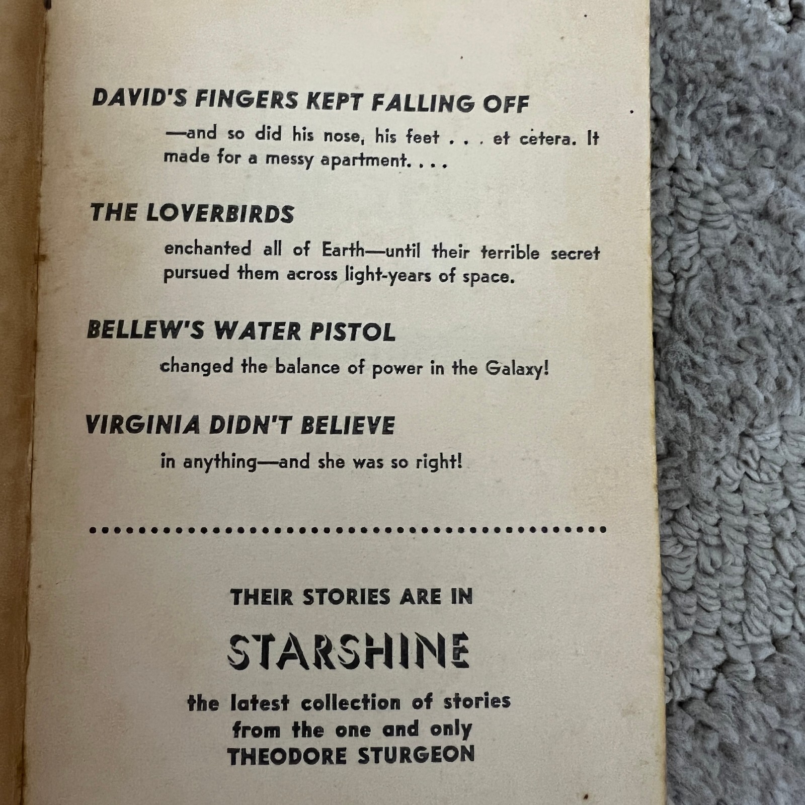 Starshine Science Fiction Paperback Book by Theodore Sturgeon Pyramid ...