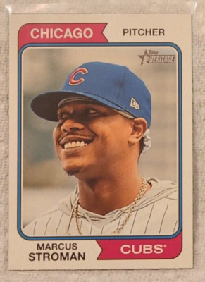 2023 Topps Heritage #212 Marcus Stroman Chicago Cubs | eBay