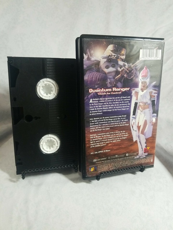 Power Rangers Time Force: Quantum Ranger - Clash for Control VHS MMPRS ...