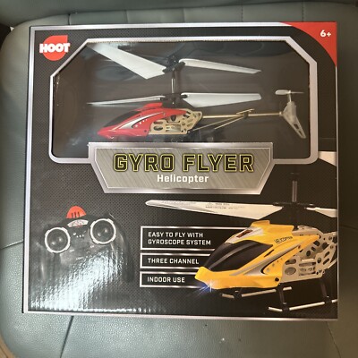 Gyro Flyer Helicopter Red 3 Channel Indoor Use HOOT Brand New | eBay UK
