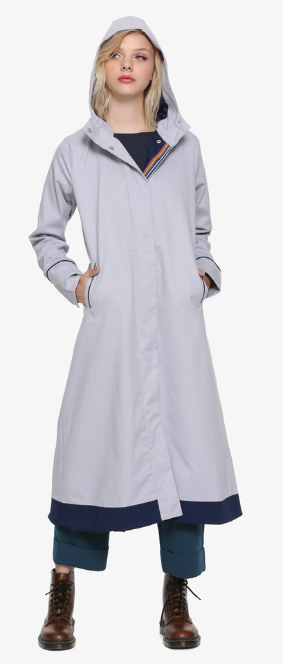 BBC Her Universe 13th DOCTOR WHO Thirteenth Cosplay Costume Gray Trench ...