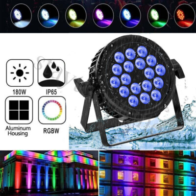 270W 18 LED Par Can Effect Light Waterproof Stage Lighting DMX DJ Show ...