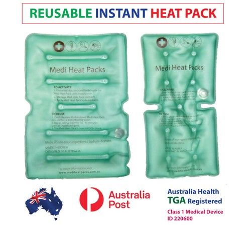 MEDI HEAT PACK, REUSABLE HEAT PACKS, INSTANT HOT PACK, BACK PAIN AND ...