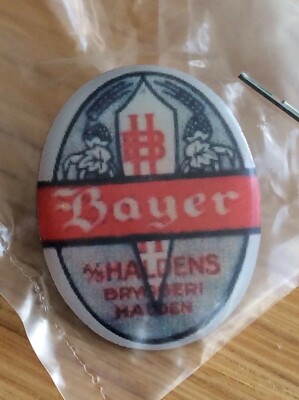 Halden Bryggeri bayer pins Old Norwegian brewery | eBay