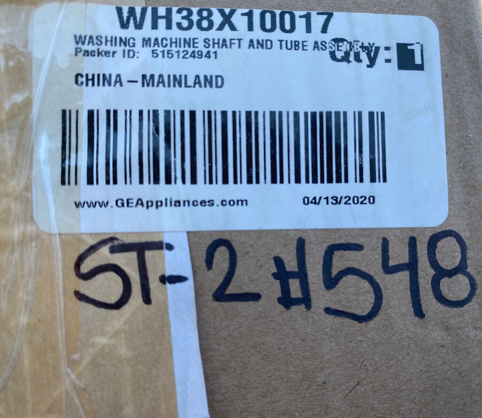 New Genuine GE Washer Drive Shaft and Shifter Assembly WH38X10017 | eBay