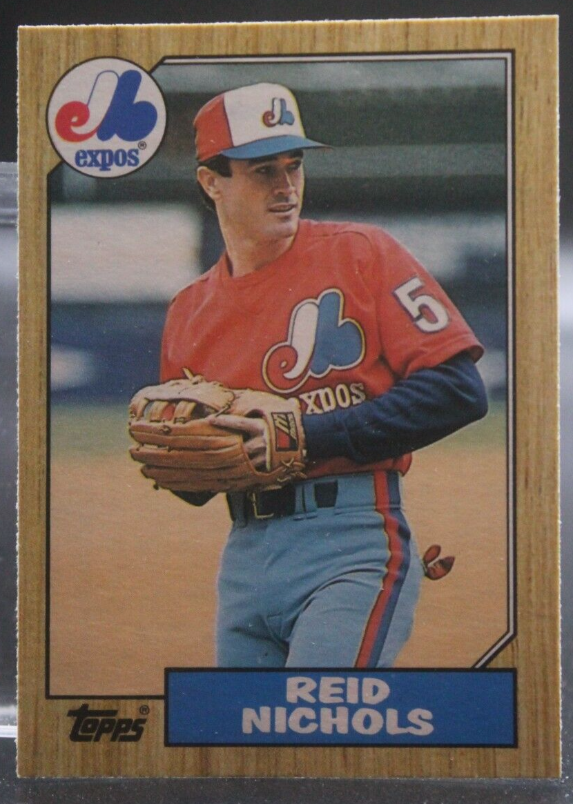 Reid Nichols (Expos) - 1987 Topps Traded #87T | eBay