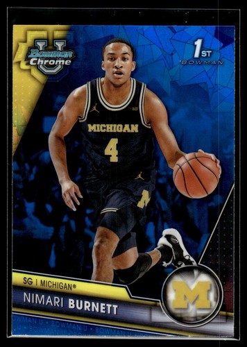 Nimari Burnett 2023-24 Bowman Chrome Sapphire University Card #91 | eBay
