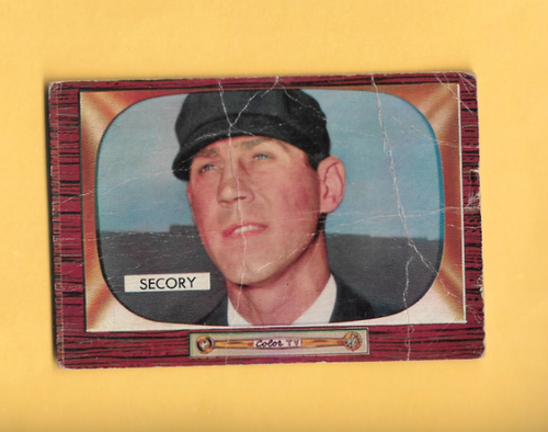 1955 Bowman Frank Secory #286 Umpire HI # FAIR- FREE SHIPPING | eBay