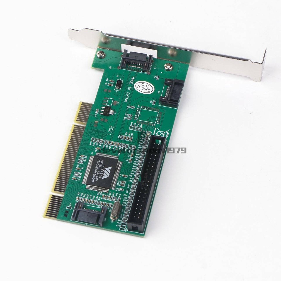 1PC VIA VT6421A ONE 3 SATA+1 Port IDE to PCI RAID Card Controller Adapter | eBay