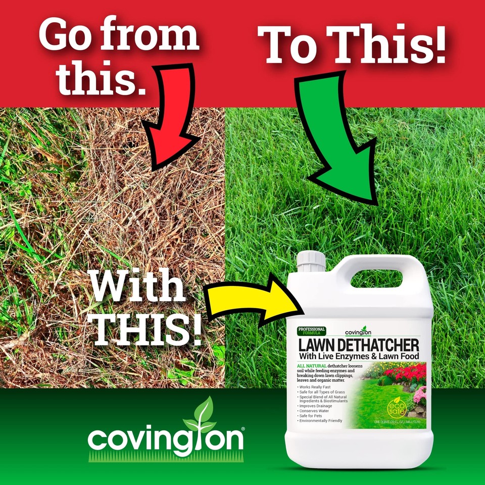 Covington Liquid Lawn Dethatcher Liquid Aerator Aerating Soil Loosener ...