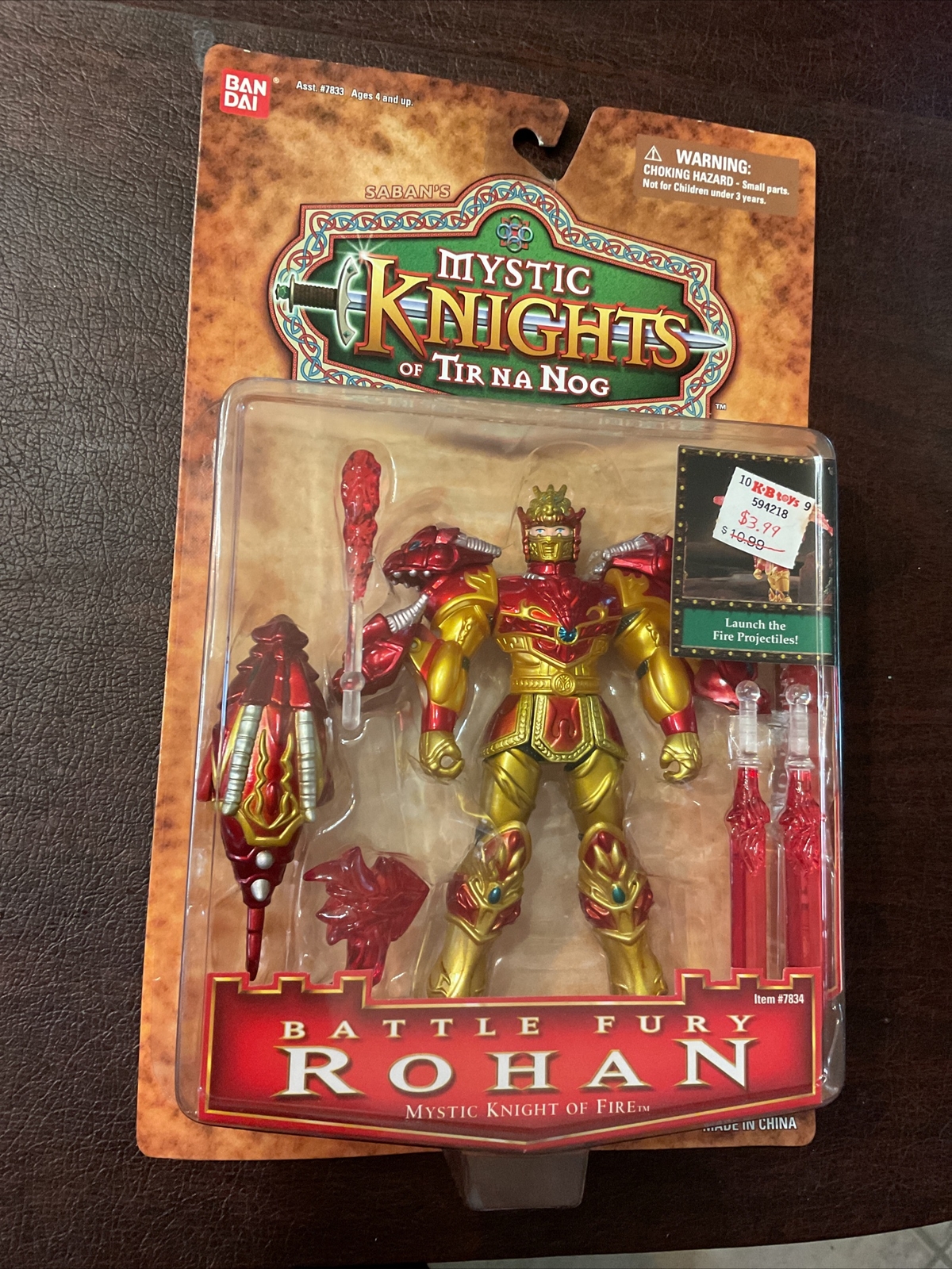 Mystic Knights of Tir NA Nog Battle Fury Rohan Fire 6" Figure Bandai ...