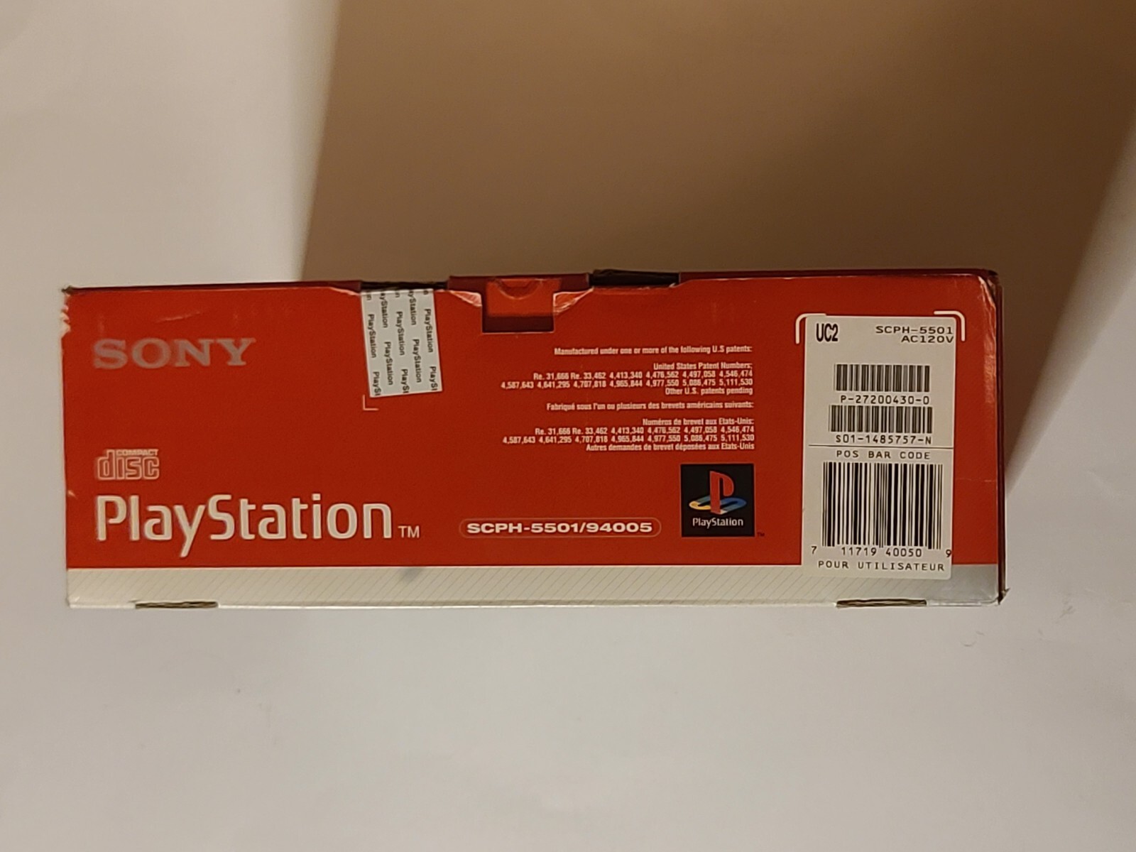 Sony PlayStation 1 Launch Edition Home Console - Gray for sale online ...