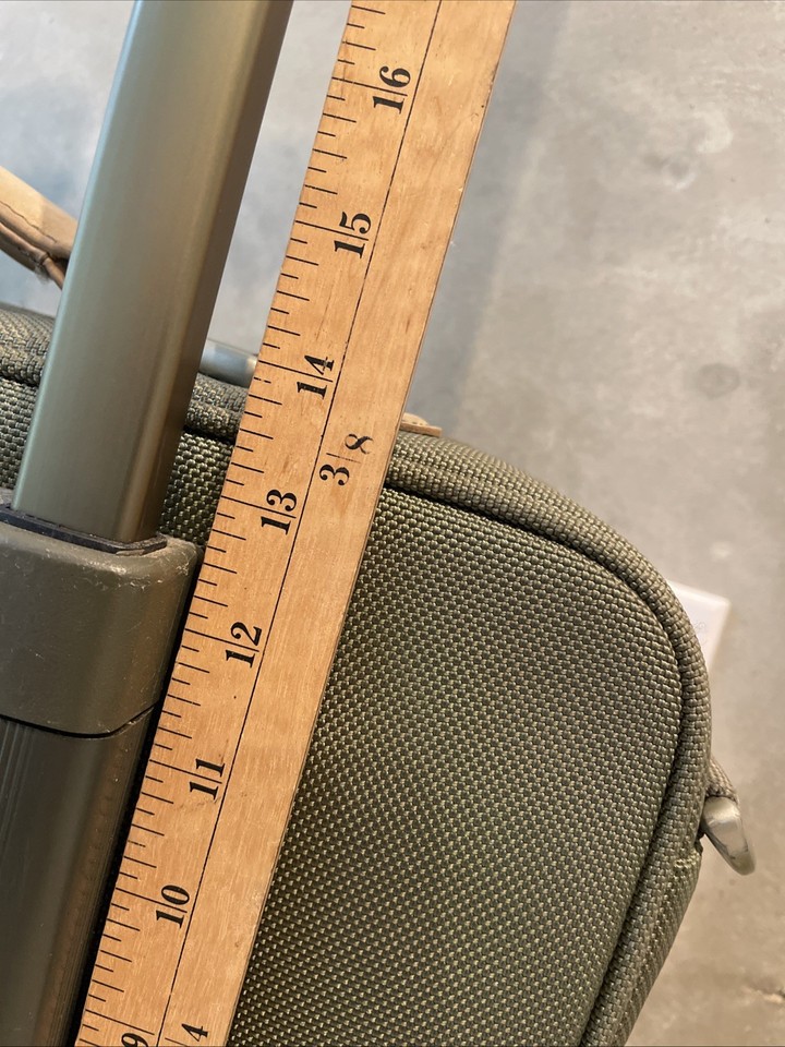 BRIGGS & RILEY Travelware 13.5” 2 wheel Olive Nylon Carey On Bag ...
