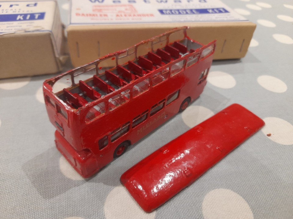 Westward Models AEC REGAL III & DAIMLER ALEXANDER BUS WHITE METAL 00 ...
