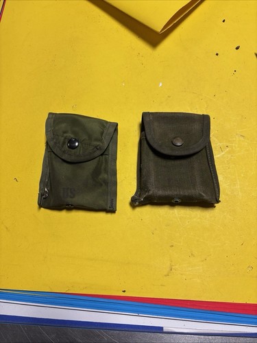 US Military Army FIRST AID COMPASS POUCH, Heavy Canvas | eBay