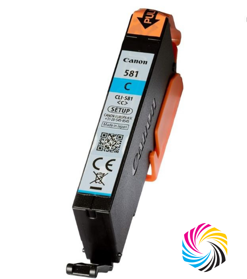 Canon Ink Cartridges, PGI-580PGBK CLI-581BK CLI-581C CLI-581M CLI-581Y ...