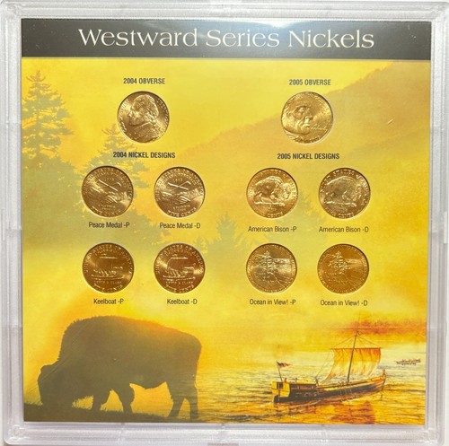 Westward Journey Series Nickels in Collector Frame from Whitman ...