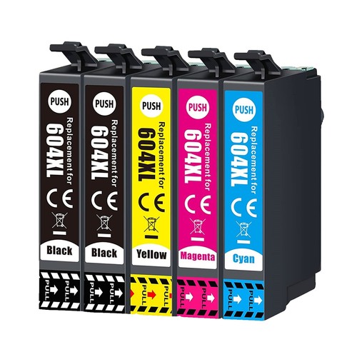 5 Ink Cartridges For Epson 604XL XP-2200 XP-2205 XP-3200 XP-3205 XP ...