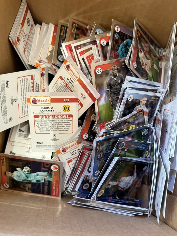 Topps Merlin 24/25 - 500+ Unsorted Base Bundle - all Rookies and Big ...