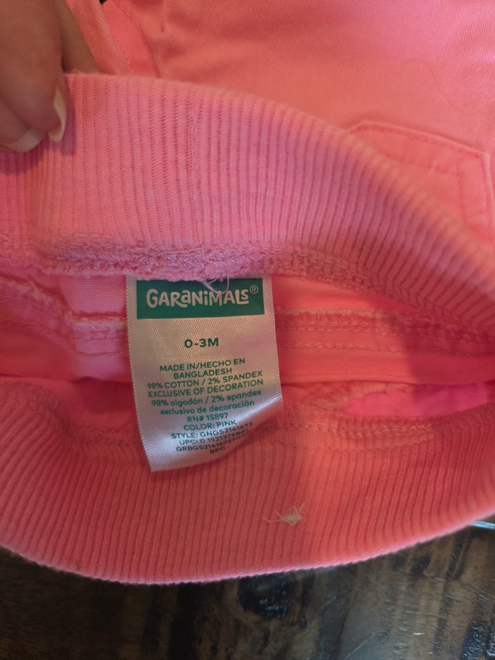 Garanimals Baby Girl Pink Pants 0-3 Months | eBay