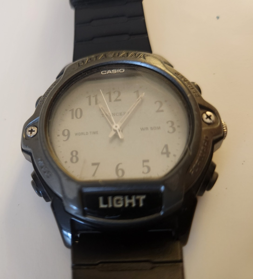 Casio ABX-23 Module 2358 World-time Data Bank "Twincept" - Vintage ...