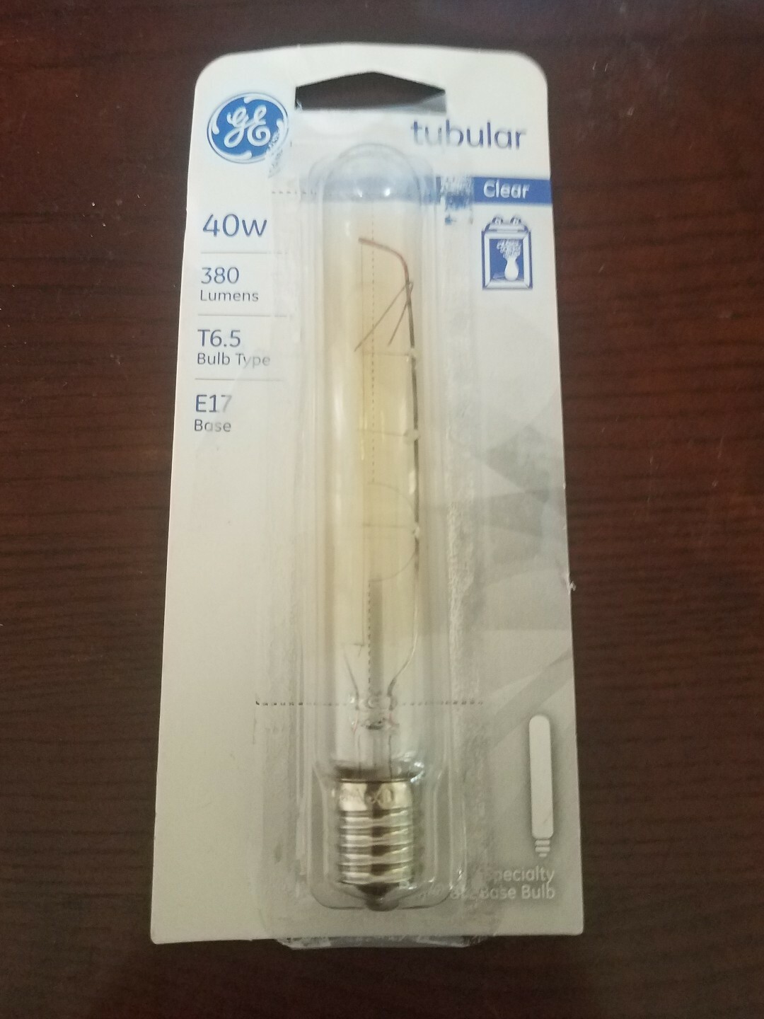 GE Lighting 1429142 T6-1/2 Tubular Refrigerator Appliance Bulb | eBay