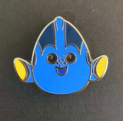 Disney Parks Wishables Pin Wishable Finding Nemo DORY Blue Fish Pin | eBay