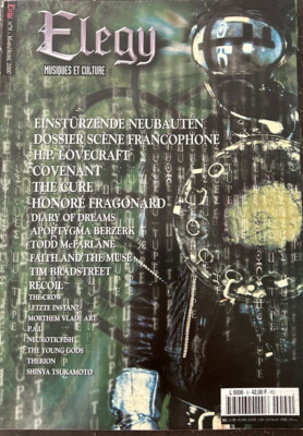 Magazine Elegy n°9, The Cure, H.P. Lovecraft, Covenant, Honoré ...