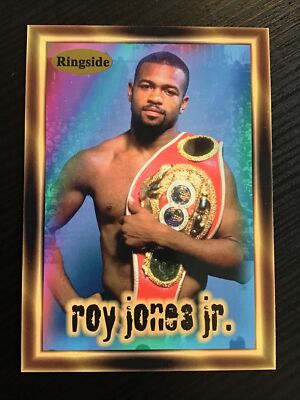 1996 Ringside #23 Roy Jones Jr. - Super Middleweight Champion - Boxing ...