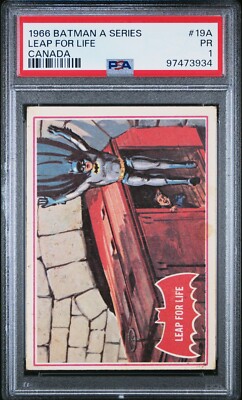 1966 BATMAN A SERIES CANADA 19A LEAP FOR LIFE PSA 1 | eBay