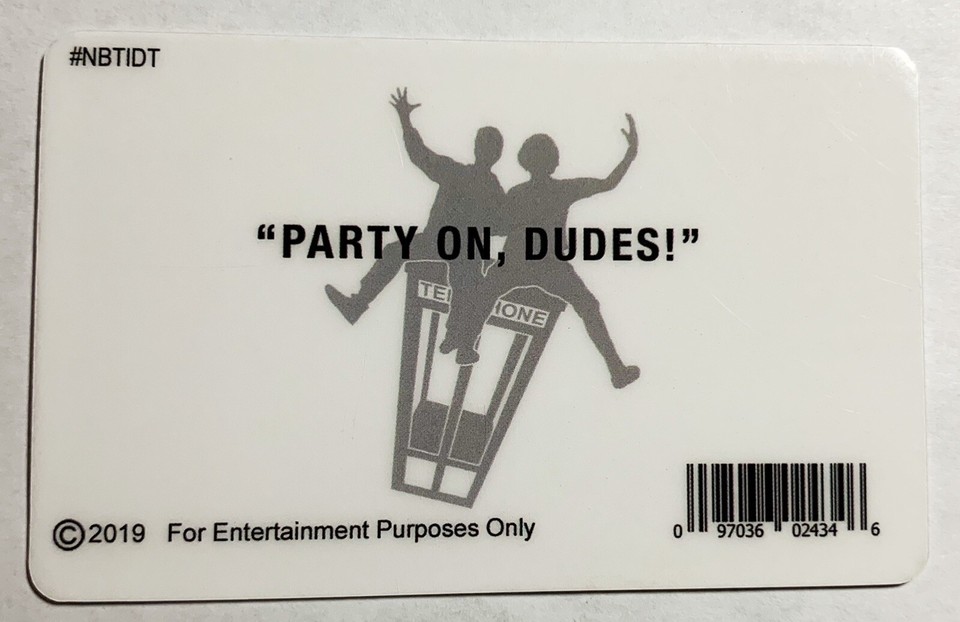 Ted Logan - Keanu Reeves - Wyld Stallyns - Bill & Ted -Drivers License ...