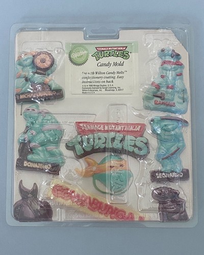 New Vintage 1990 Wilton TMNT Teenage Mutant Ninja Turtles Candy Mold | eBay