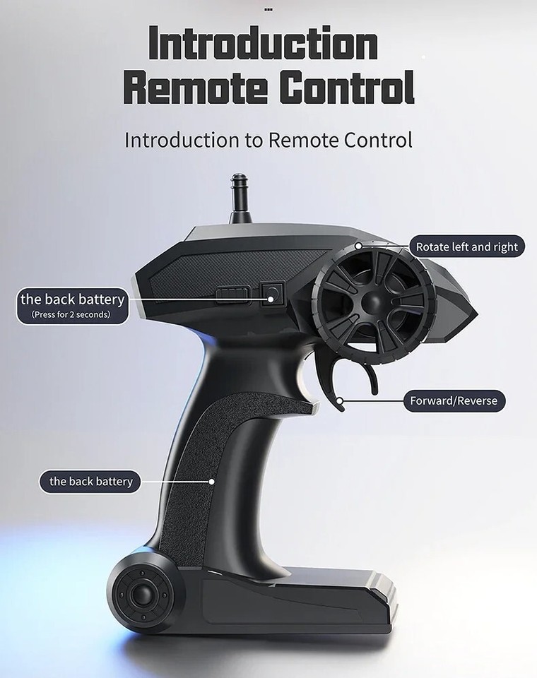 Remote Control Warship 1:390 Simulation Battleship Navy Marine War RC ...