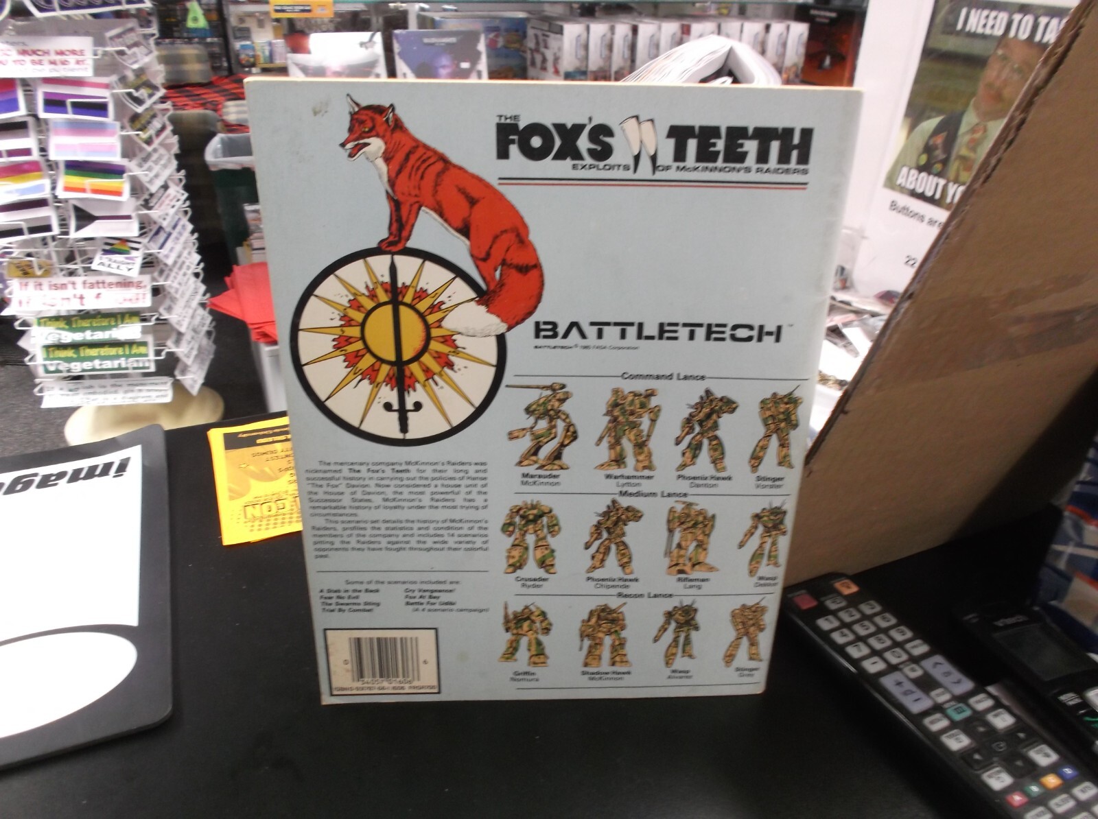 Battletech The Fox’s Teeth - Exploits Of Mckinnon’s Raiders FASA. 1985 ...