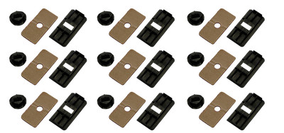 Aunger Louvre Fitting Kit Rear Louvre Mounting Clips set of 9 (LAT9) | eBay