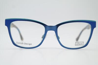 Glasses inface DANISH DESIGN if 8354 Blue Braun Oval Frames New | eBay ...