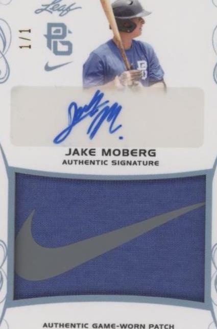 2017 Leaf Perfect Game National Showcase - Patch Auto Jake Moberg #PA ...