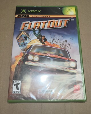 2005 FlatOut Xbox Video Game Microsoft Original XB Brand New Factory Sealed 709550003867| eBay