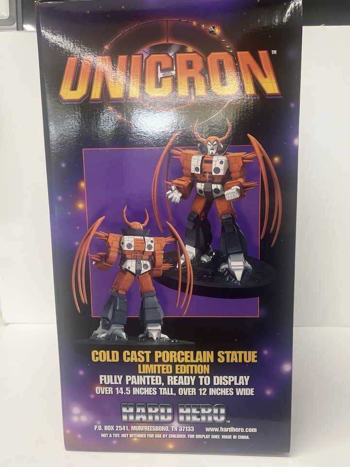 Unicron The Transformers Cold Cast Porcelain Statue Hard Hero | eBay
